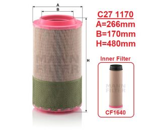 Air Filter-Man TGA 2000 - MTT AUTO PARTS SDN BHD