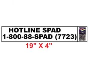 Sticker-Hotline SPAD - MTT AUTO PARTS SDN BHD