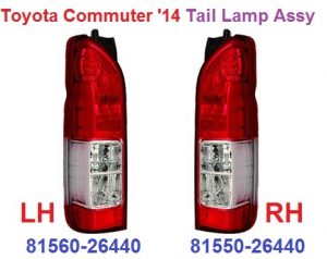 Toyota Commuter '14 Tail Lamp Assy - MTT AUTO PARTS SDN BHD