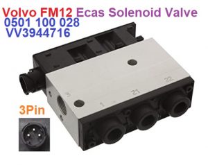 Ecas Solenoid Valve-Volvo FM12 (3Pin) - MTT AUTO PARTS SDN BHD