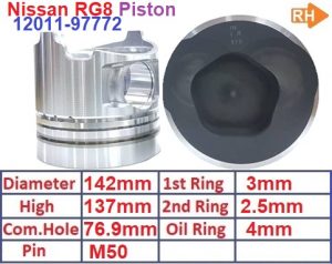 Piston-Nissan RG8 - MTT AUTO PARTS SDN BHD