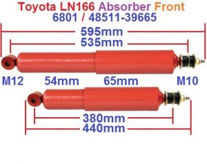 Absorber-Toyota LN166 [ Frt ] - MTT AUTO PARTS SDN BHD