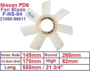 Fan Blade-Nissan PD6 PE6 - MTT AUTO PARTS SDN BHD