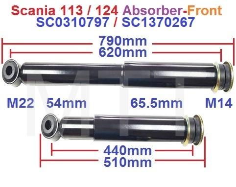Absorber-Scania 113 / 124 - MTT AUTO PARTS SDN BHD