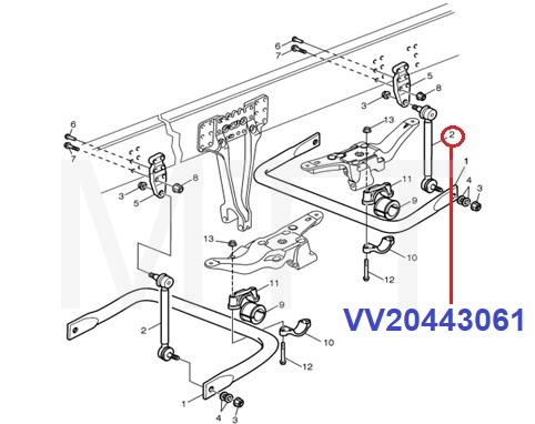 Stabilizer Rod-Volvo FM12 - MTT AUTO PARTS SDN BHD