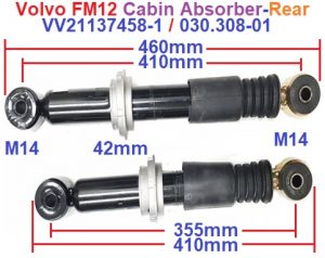 Cabin Absorber-Volvo FM12 V2 [ Rear ] - MTT AUTO PARTS SDN BHD