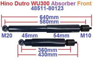 Absorber-Hino Dutro WU300 - MTT AUTO PARTS SDN BHD