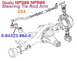 Tie Rod Arm-Isuzu NPR66 4X4 - MTT AUTO PARTS SDN BHD