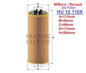 Oil Filter-M/Benz Actros - MTT AUTO PARTS SDN BHD