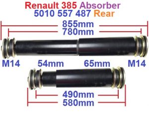 Absorber-Renault 385 [ Rr ] - MTT AUTO PARTS SDN BHD