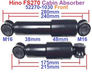 Cabin Absorber-Hino FS270 [ Frt ] - MTT AUTO PARTS SDN BHD