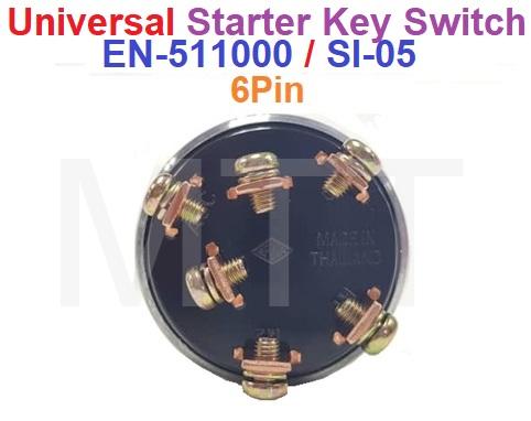 Starter Key Switch-Universal 6Pin - MTT AUTO PARTS SDN BHD