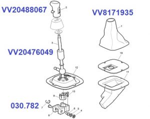 Gear Lever Bush Kit-Volvo FM12 - MTT AUTO PARTS SDN BHD