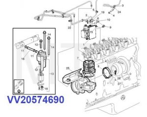 Exhaust Manifold Valve-V/V FH16 - MTT AUTO PARTS SDN BHD