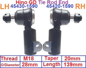 Tie Rod End-Hino GD - MTT AUTO PARTS SDN BHD
