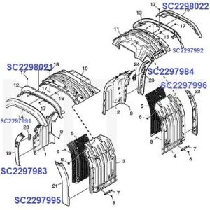 Mudguard Sill Fender-Scania R S Series (Side) - MTT AUTO PARTS SDN BHD