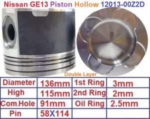 Piston-Nissan GE13 - MTT AUTO PARTS SDN BHD