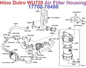 Air Filter Housing Assy-Hino Dutro WU720 - MTT AUTO PARTS SDN BHD