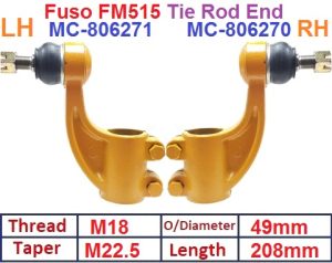 Tie Rod End-Fuso FM515 - MTT AUTO PARTS SDN BHD