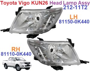 Toyota Vigo KUN26 Head Lamp Assy - MTT AUTO PARTS SDN BHD
